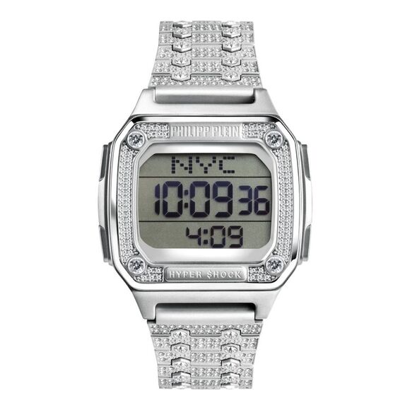 Philipp Plein | Accessories | Philipp Plein Hyper Hock Crystal Digital ...